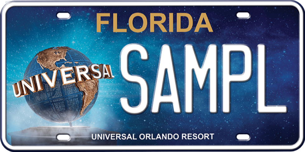 Universal Orlando Resort Specialty License Plate Vouchers Now Available ...